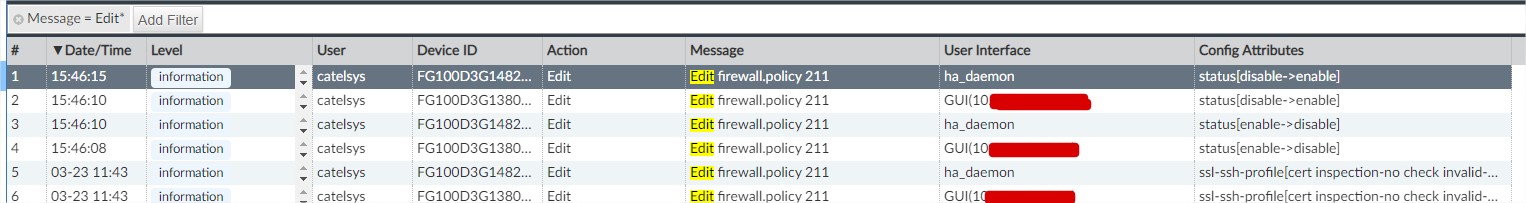 Find who did something on fortigate Firewall – Networking-Labs&Co